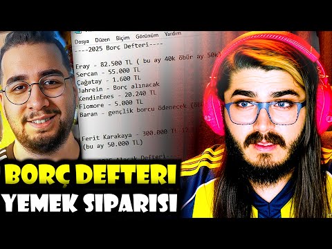 Kendine Müzisyen - BORÇ DEFTERİ VE YEMEK SİPARİŞ | Jahrein Borç Alınacak, Ferit 300K TL, Eray 86K TL
