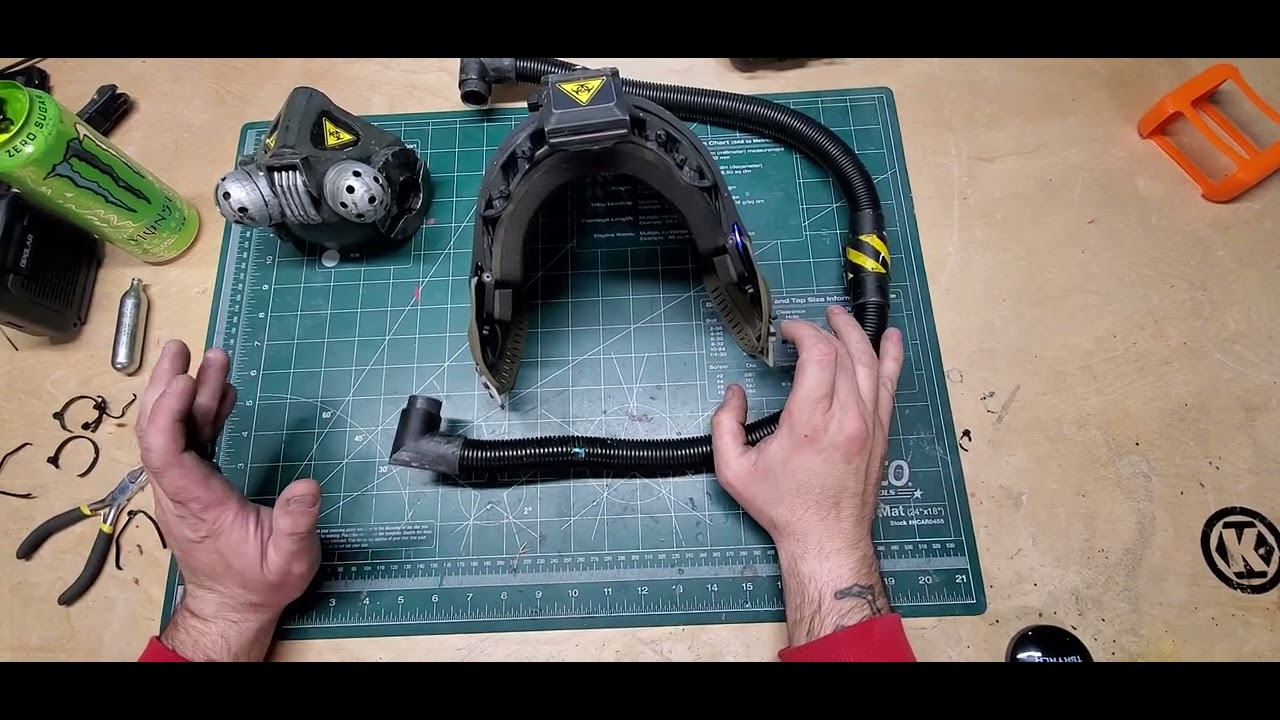 Paintball mask helmet fan kit - YouTube