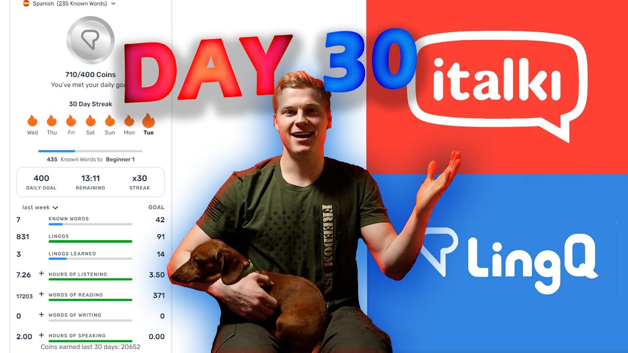 Day 30!! | 90 Day Spanish Challenge - YouTube