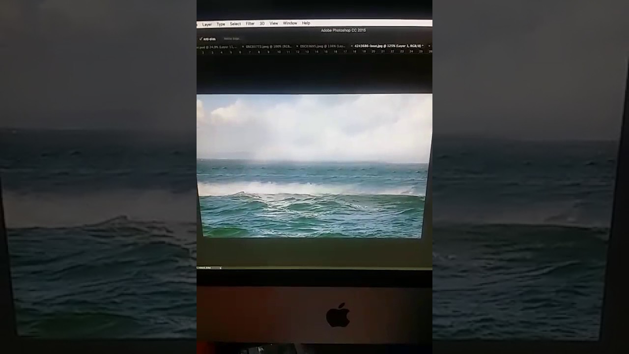 Photoshop a boat on the water - YouTube