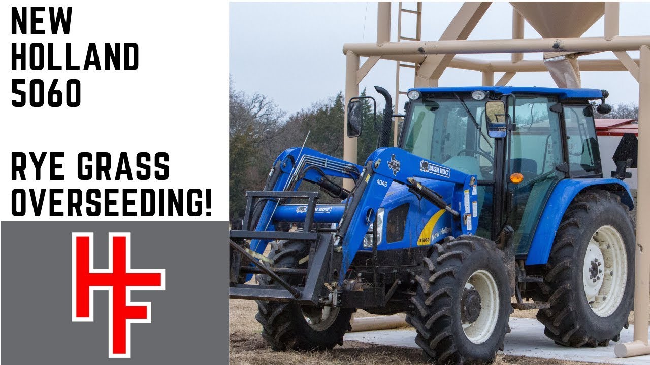 Rye Grass Overseeding for Cattle Pasture - YouTube