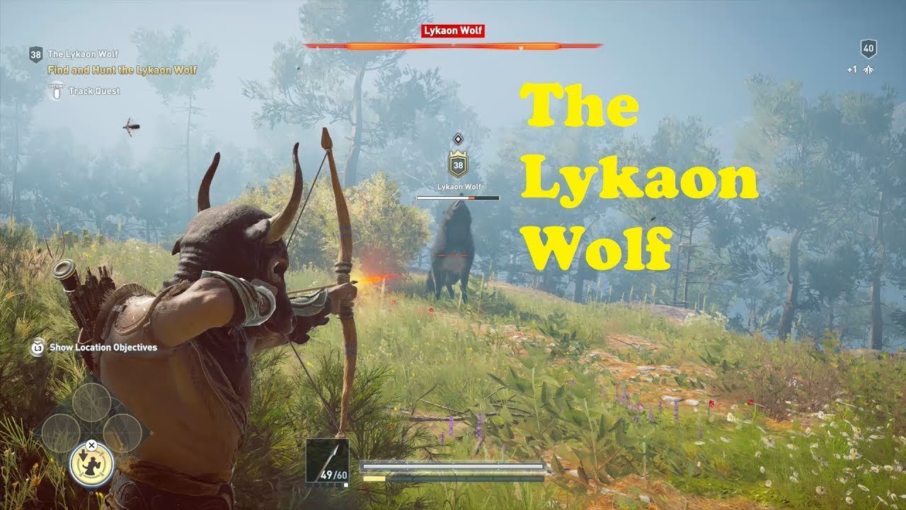 Assassins Creed Odyssey - The Lykaon Wolf - YouTube