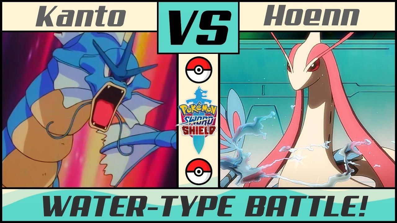 Water Pokémon Battle: KANTO vs HOENN (Pokémon Sword/Shield) - YouTube