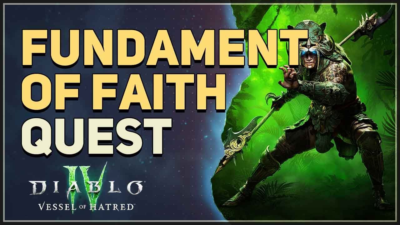 Fundament of Faith Diablo 4 - YouTube