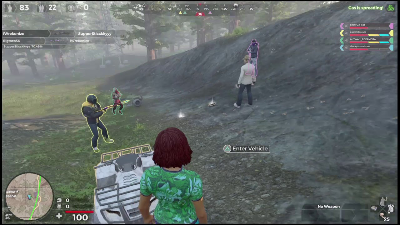 H1Z1 Ps4 PICK UP THE GUN! - YouTube