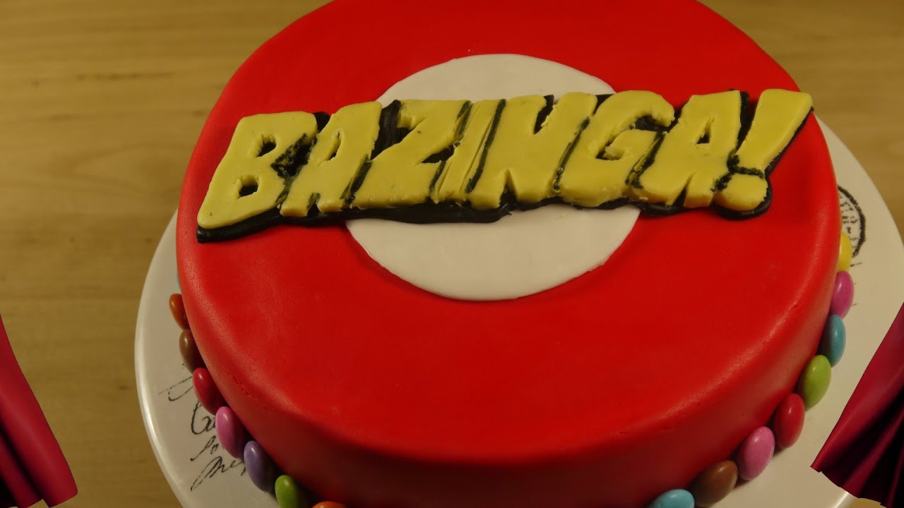 Big Bang Theory Cake BAZINGA Torte Kuchen backen Torten dekorieren ...