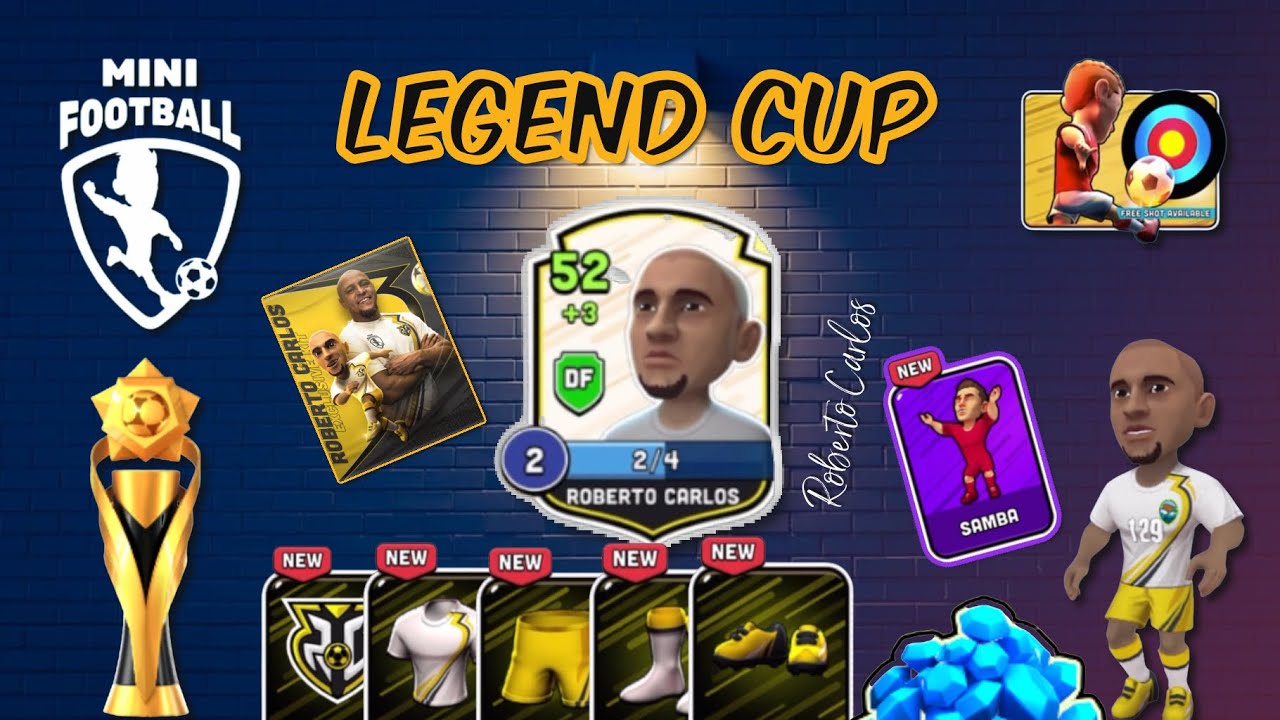 Mini Football - Legend Cup! Official Roberto Carlos Player Kit! Samba ...
