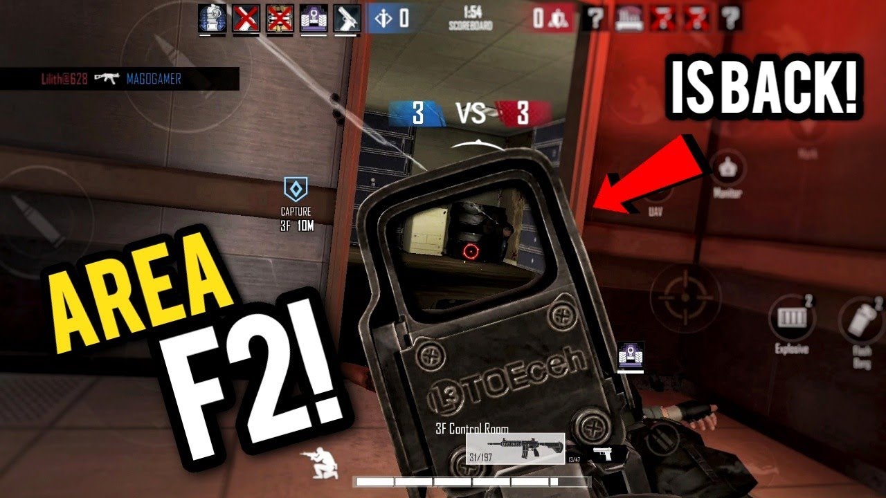 Area F2 is BACK! New Android BETA Gameplay! (Threat Elimination Mode ...