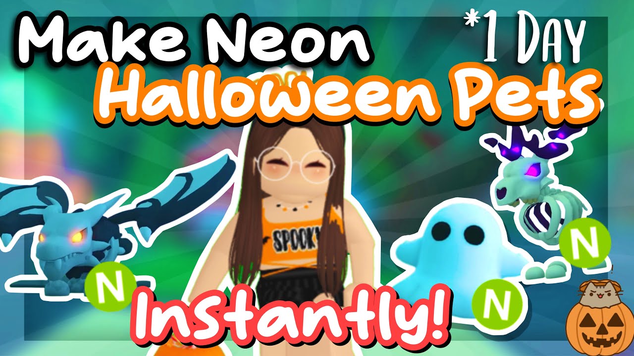 How to Make NEON PETS *Instantly* (Adopt Me) Its Cxco Twins - YouTube