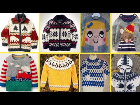 Graph Pattern Sweater Design for baby boy/Designer boy Sweater Knitting ...