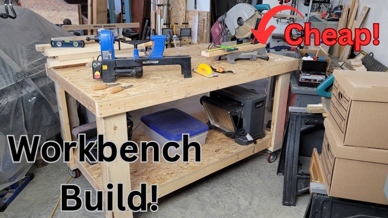 Building a Large Rolling Workbench. - YouTube