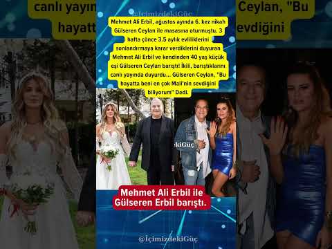 Mehmet Ali Erbil İle Gülseren Erbil Barıştı #içimizdekigüç #mehmetalierbil #haber