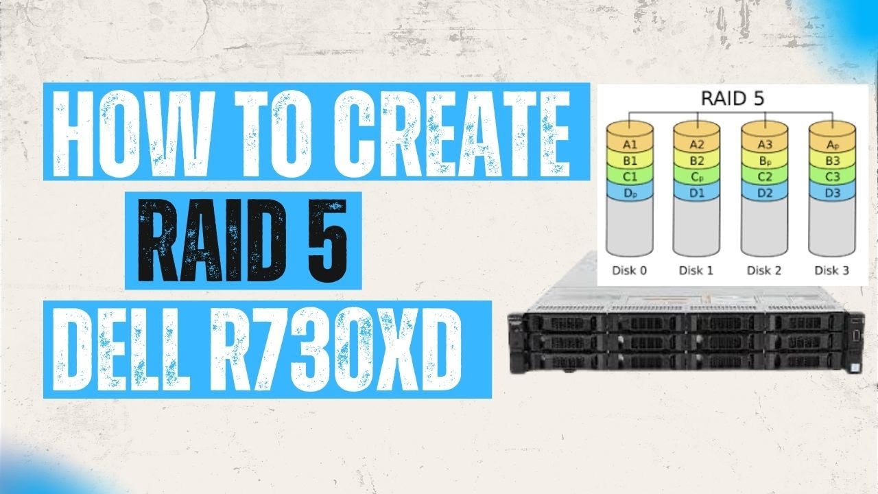How to crate a virtual disk on Dell R730XD - YouTube