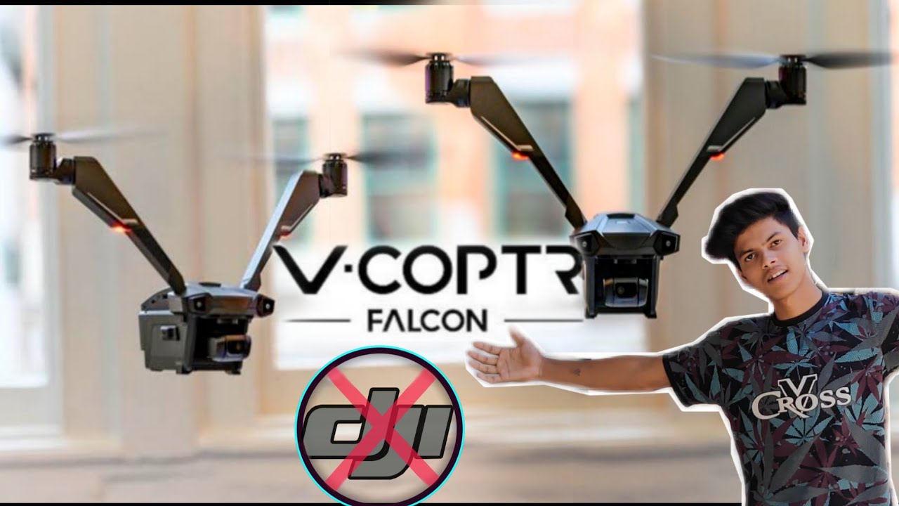 V Copter Falcon..(Hindi) ..bi-copter Drone !! Zero Zero Robotics ..2020 ...