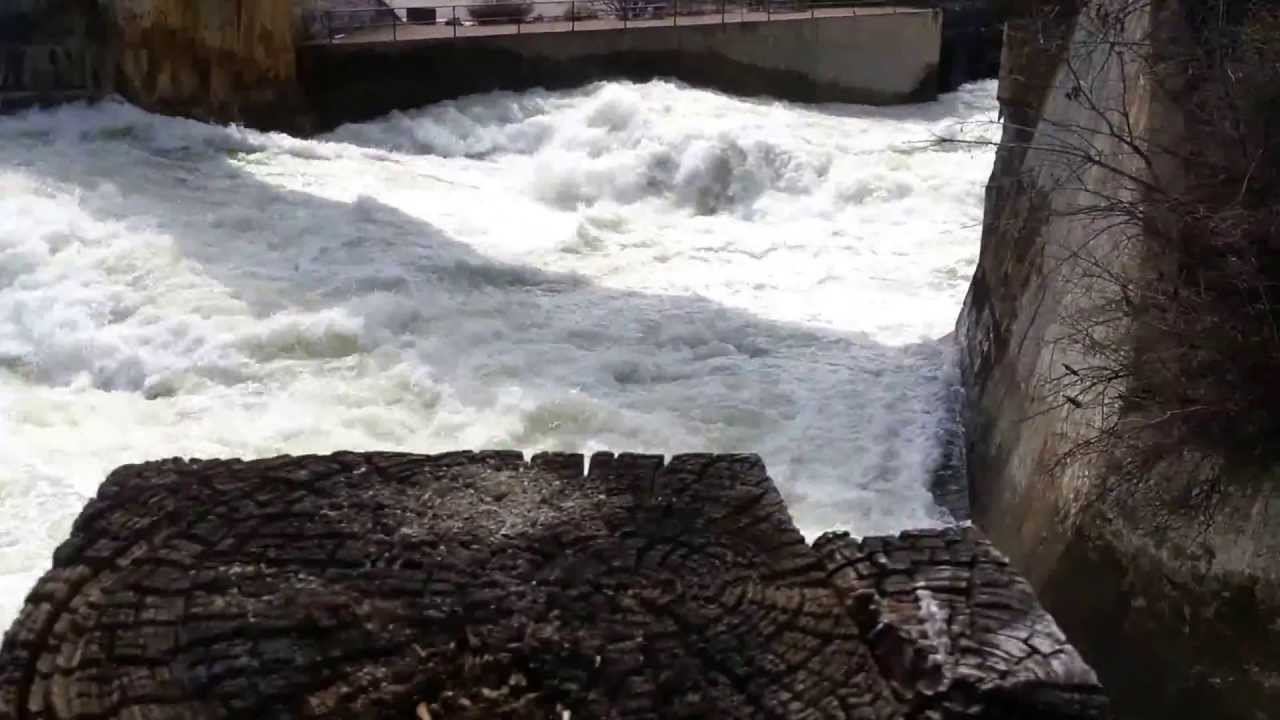 Bala falls Muskoka flood 2013 - YouTube
