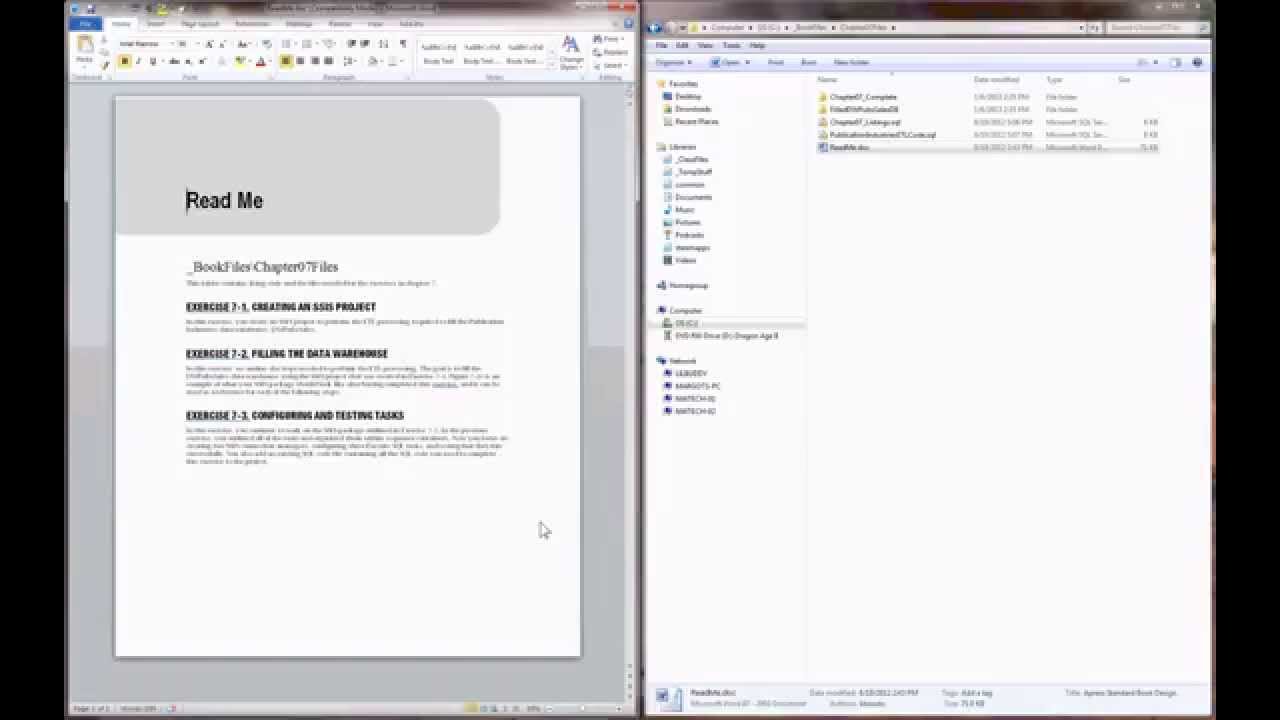 An Overview of Chapter 07 Exercises - YouTube