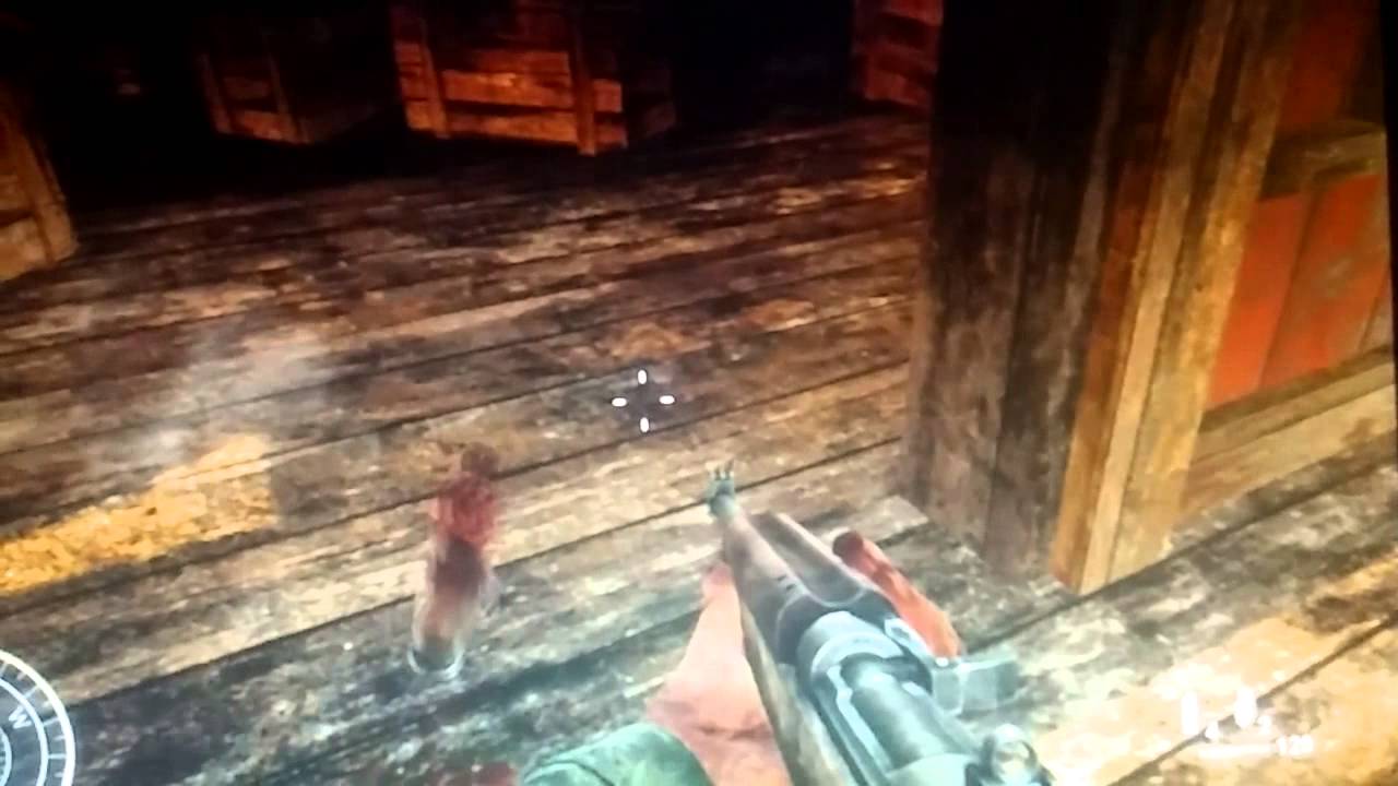 Call of duty world at war glitch with dead bodys foot - YouTube