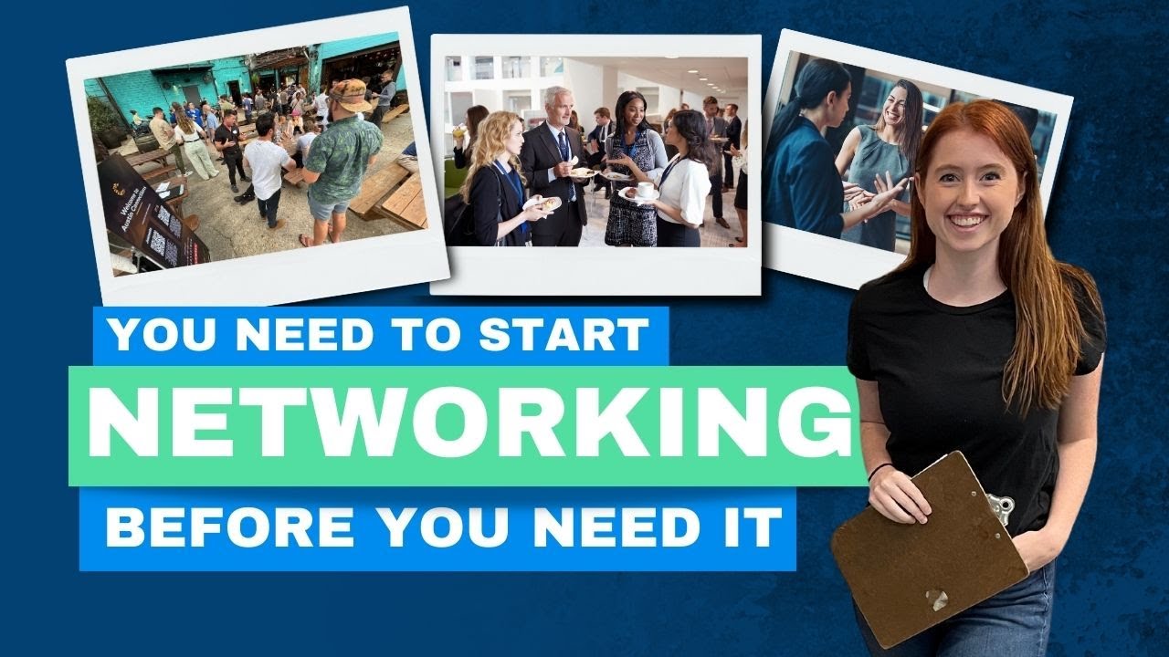 You need to start Networking Before You Need It - YouTube