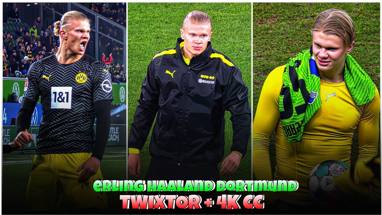 Erling haaland Dortmund Scenepack - Best 4k Clips + Cold CC High ...