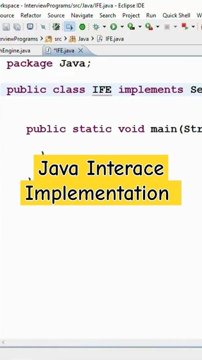 #java #InterfaceImplementation #javaprogramming #codejiffy #coding - YouTube