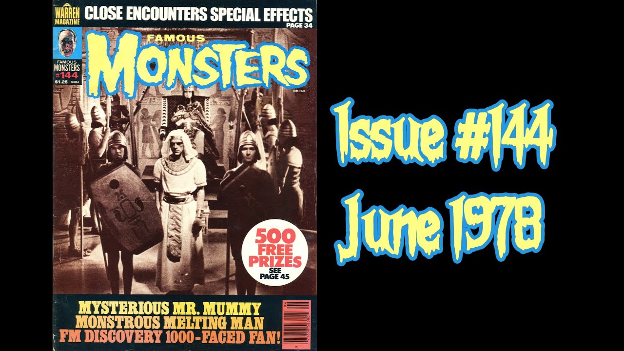 Famous Monsters of Filmland — Issue #144 — June 1978 - YouTube