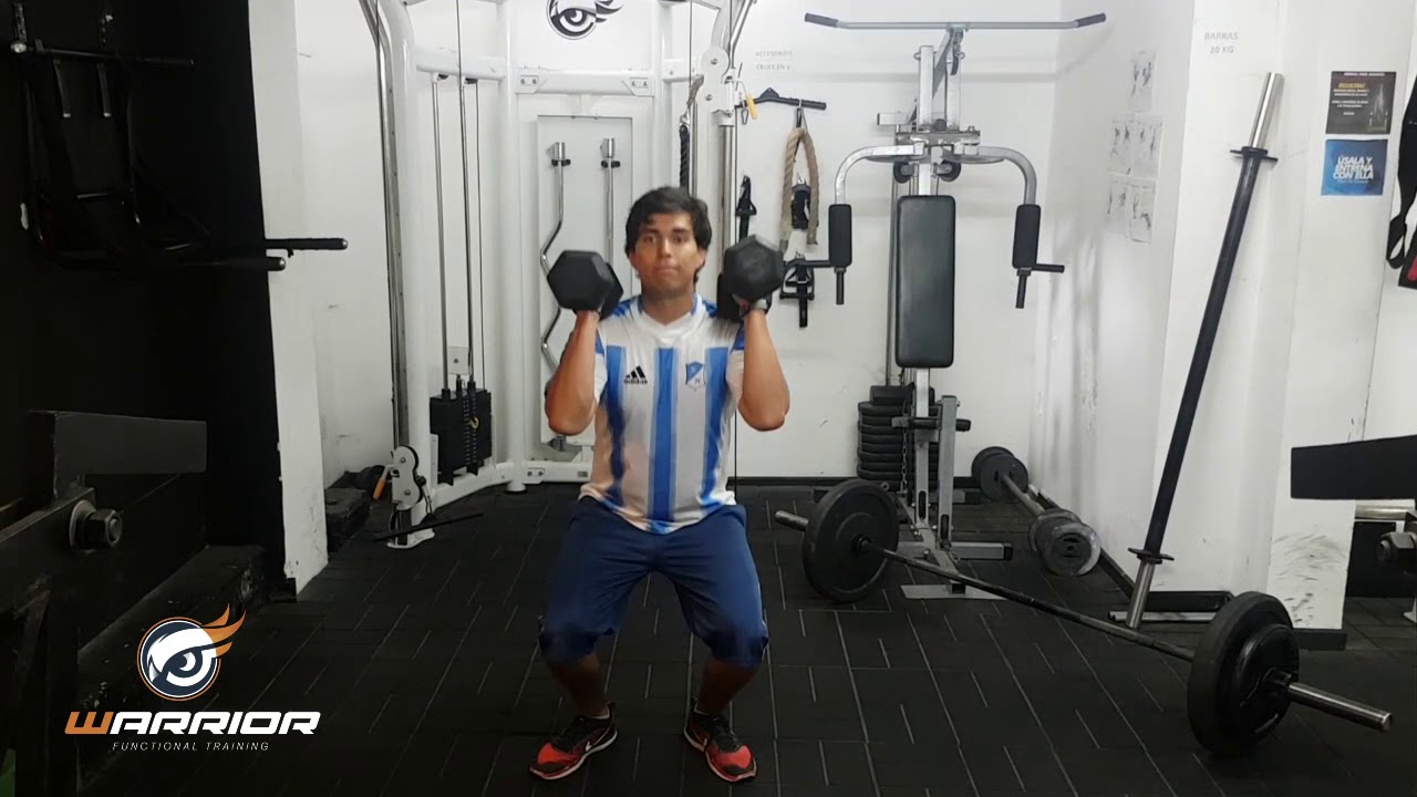 DB hang power clean - YouTube