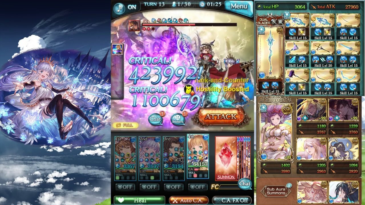 [Granblue Fantasy] Atum Full Auto - Iatromantis Primal Grid - YouTube