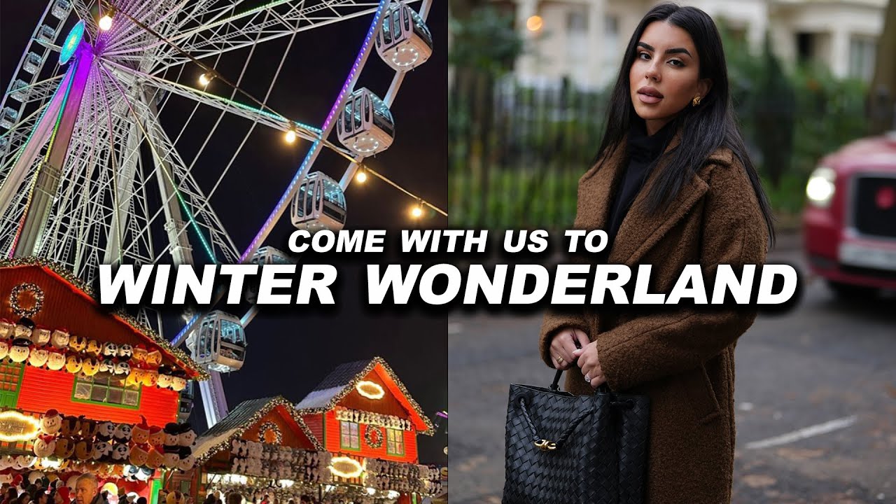 Come with us to Winter Wonderland in London | Sally Arida | VLOGMAS ...