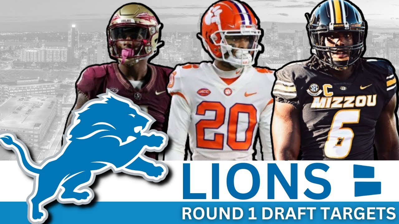 UPDATED Lions Round 1 Draft Targets After Week 1 Of NFL Free Agency ...