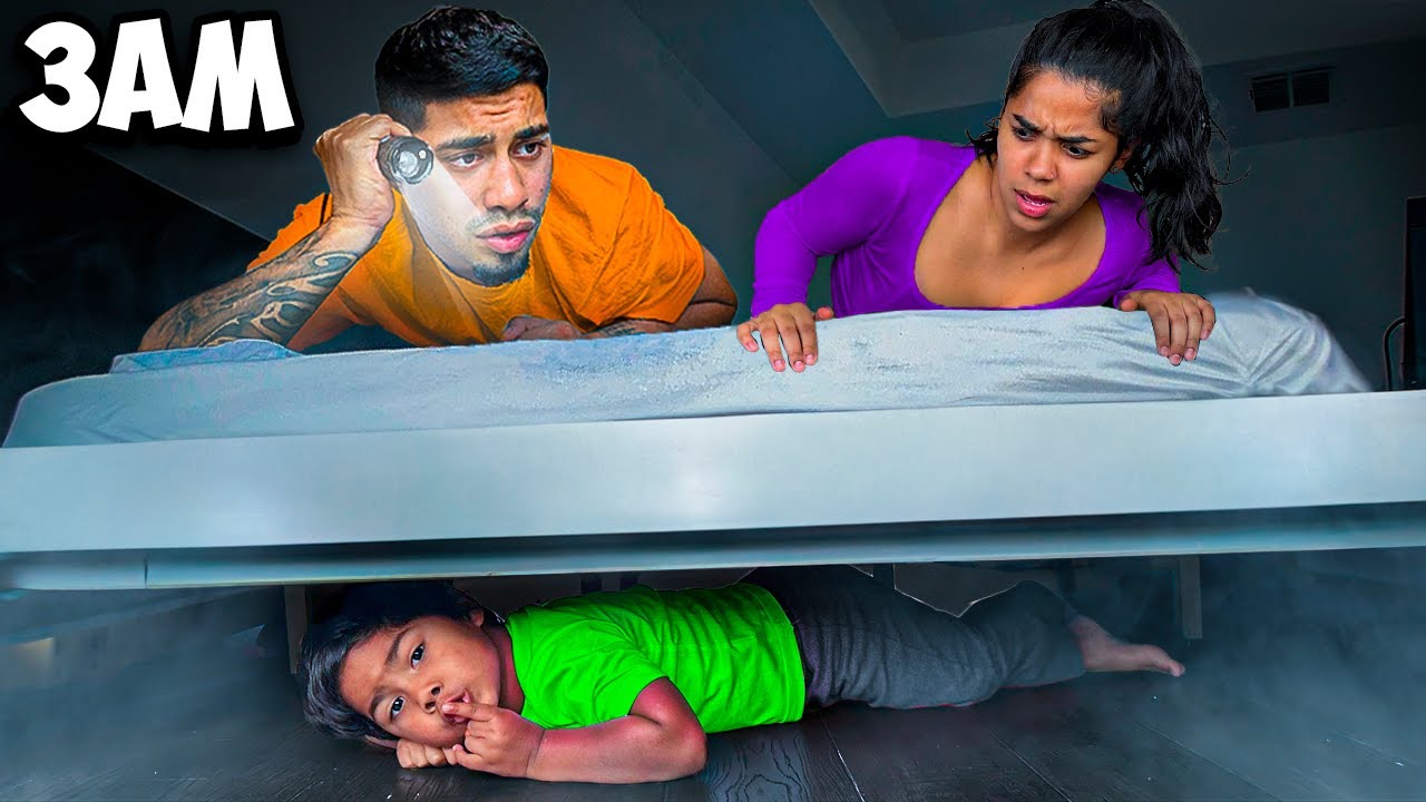 EXTREME HIDE AND SEEK CHALLENGE AT 3AM! - YouTube