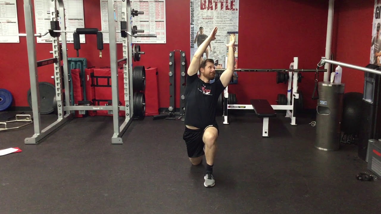 Reverse Warrior Lunge + Overhead Reach - YouTube