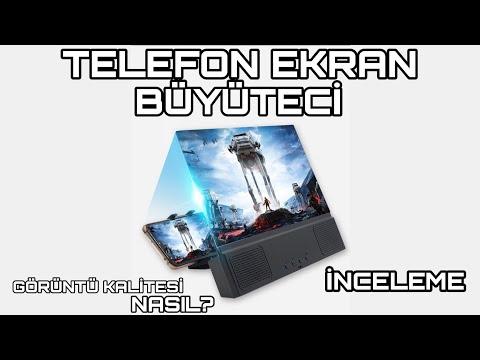 TELEFON EKRAN BÜYÜTECİ İNCELEME -  SES BOMBASI VE EKRAN BÜYÜTÜCÜ BİR ARADA