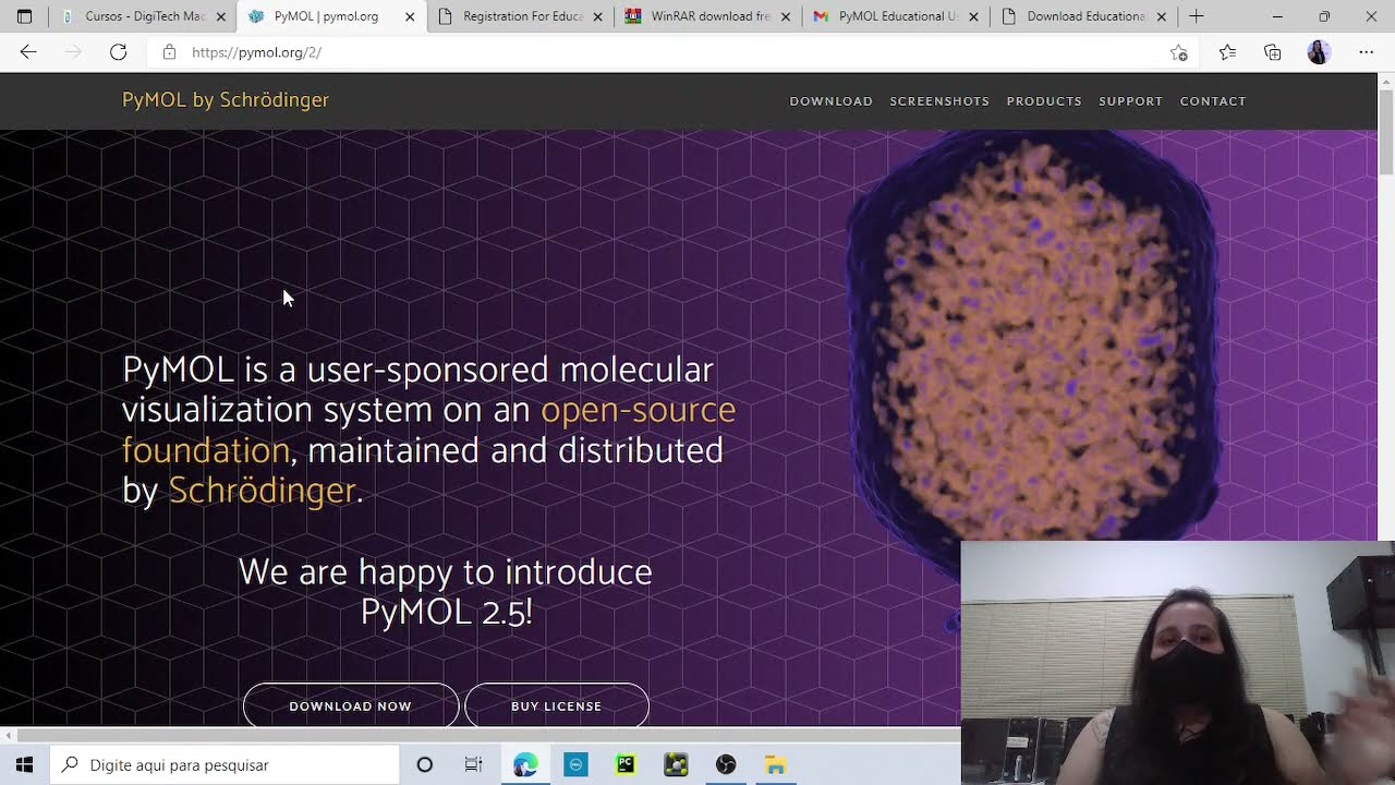PyMOL - Tutorial de instalação - YouTube