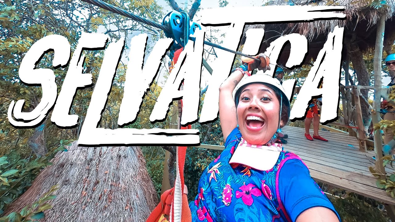 SELVATICA, el PARQUE más EXTREMO de CANCUN - YouTube