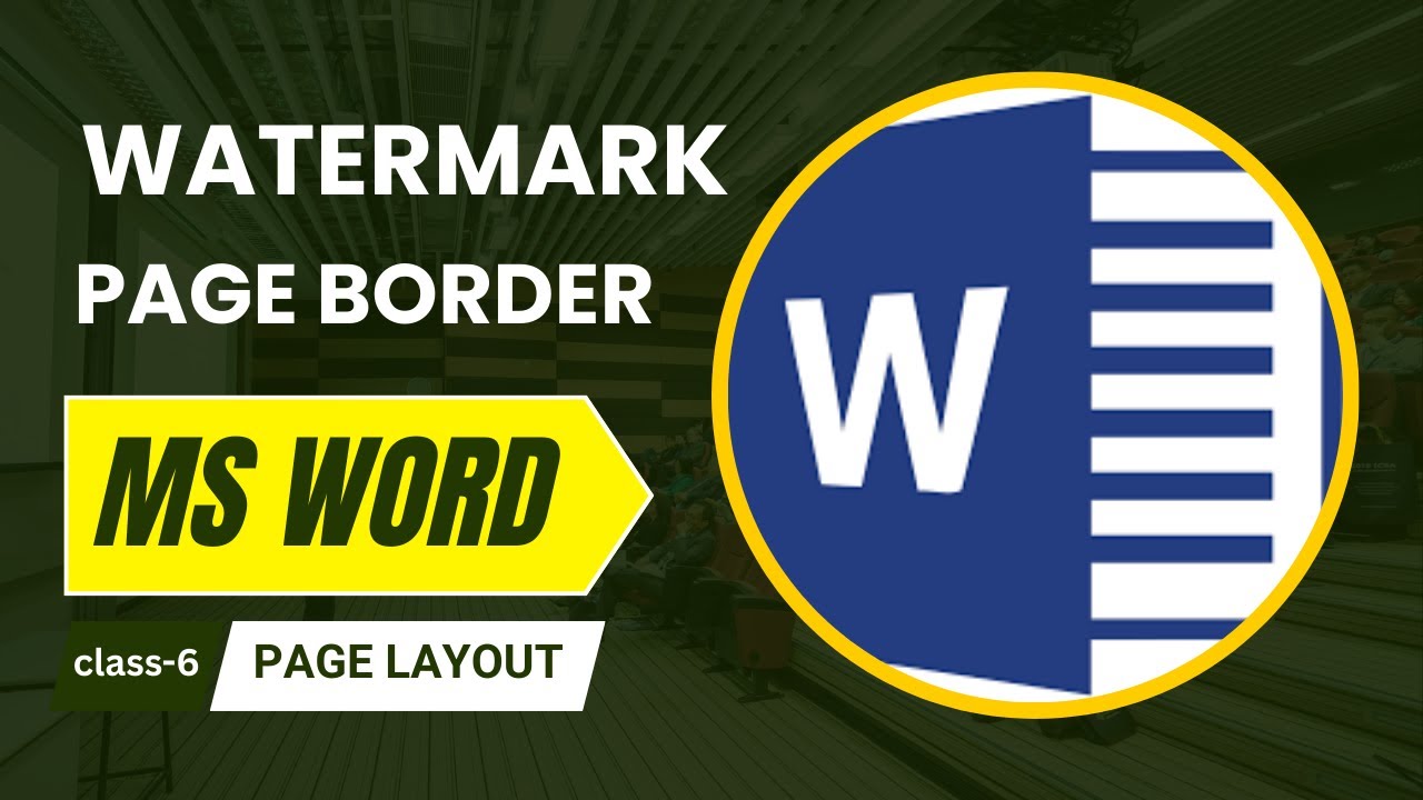 Microsoft word page layout | Basic to Advance Tutorial 6 | - YouTube