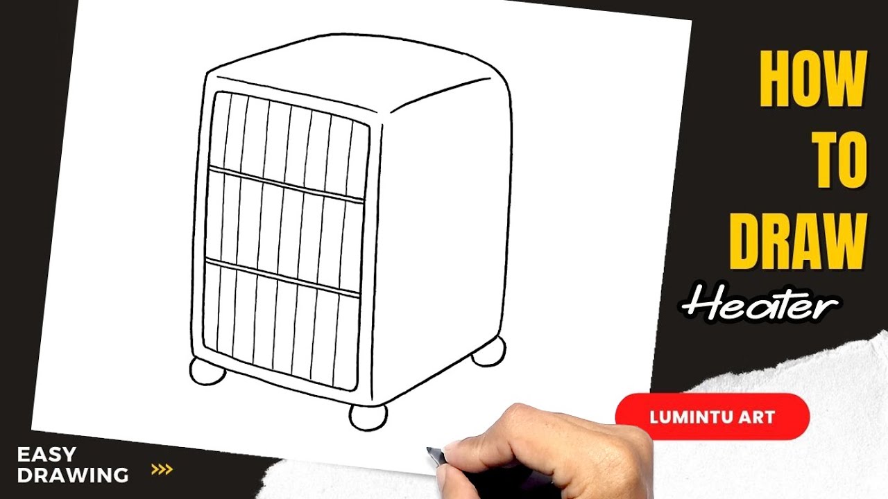 How to draw Heater - YouTube