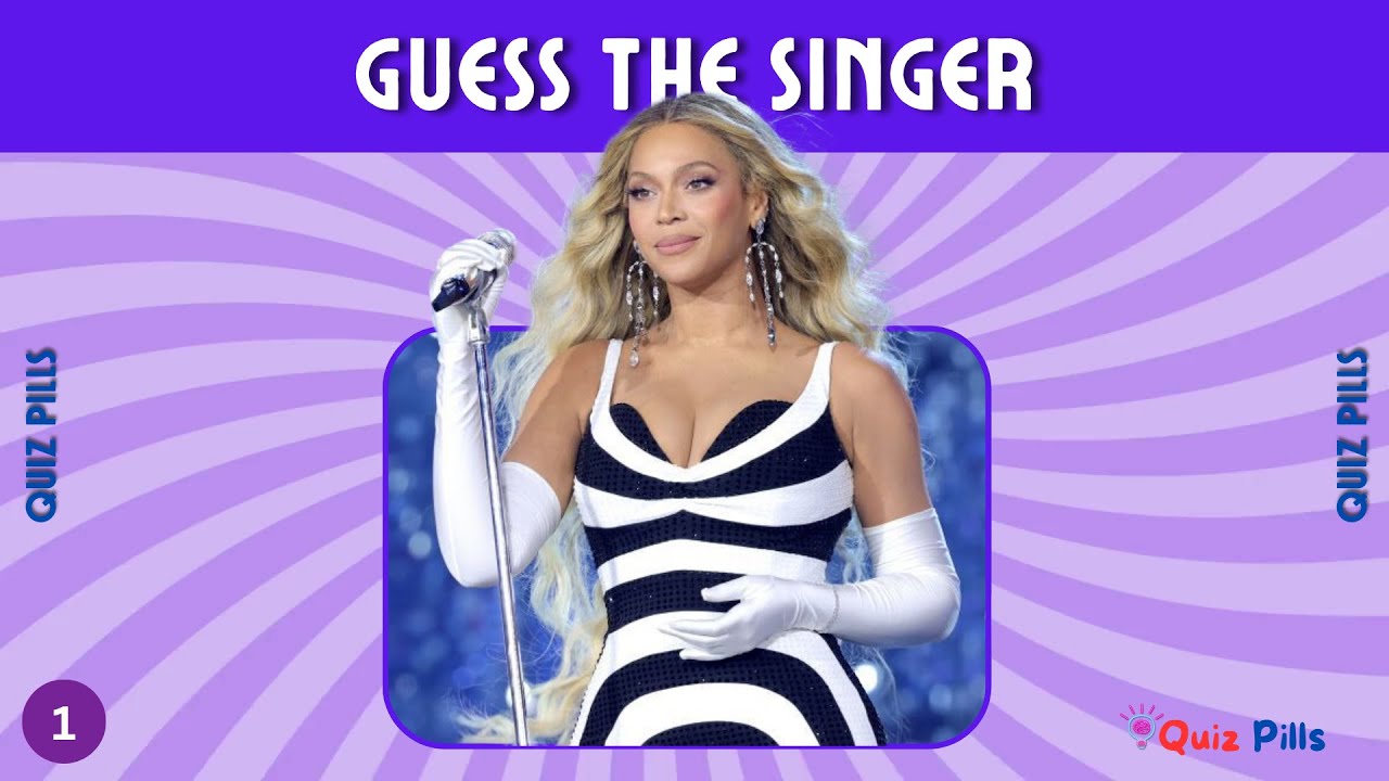 Guess The Singer Quiz Challenge #quiz #quizpills - YouTube