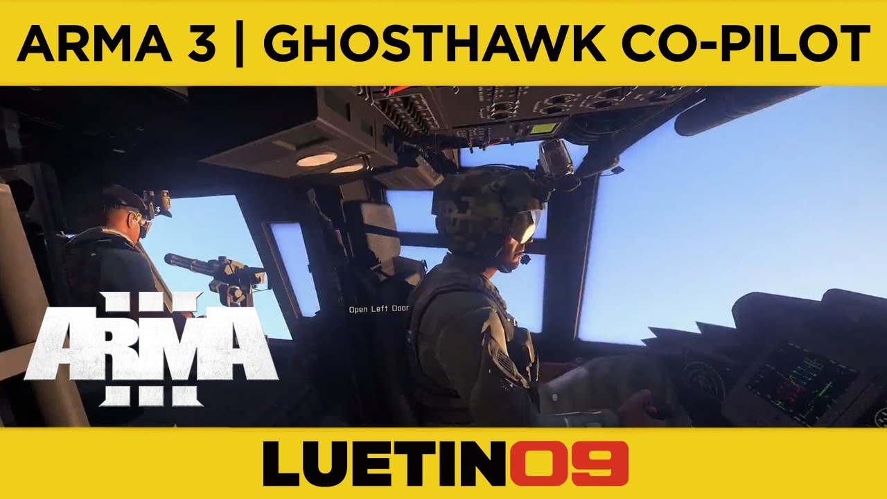 ARMA 3 | GhostHawk Co-Pilot Engineer - YouTube