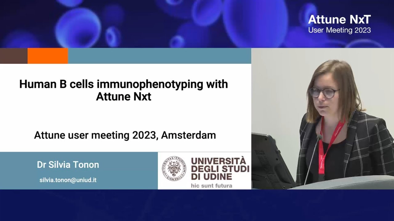 Human B cells immunophenotyping with Attune Nxt Flow Cytometer - YouTube