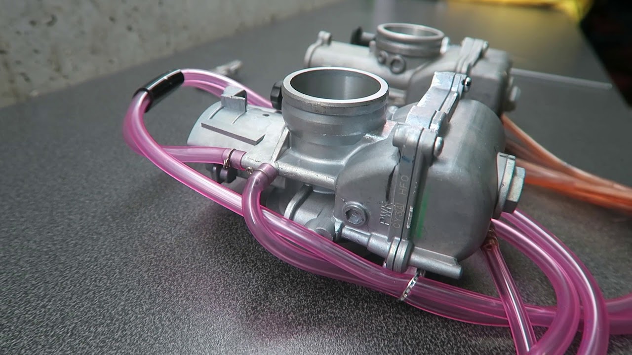 Keihin 38 PWK Air Striker AG Shorty & JD Jetting Kit - YouTube