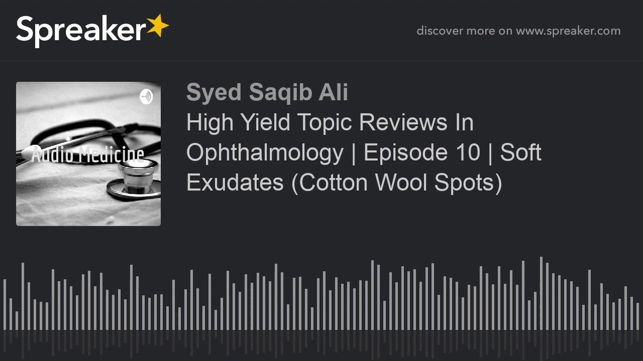 Soft Exudates (Cotton Wool Spots) in just 1 Minute! - YouTube