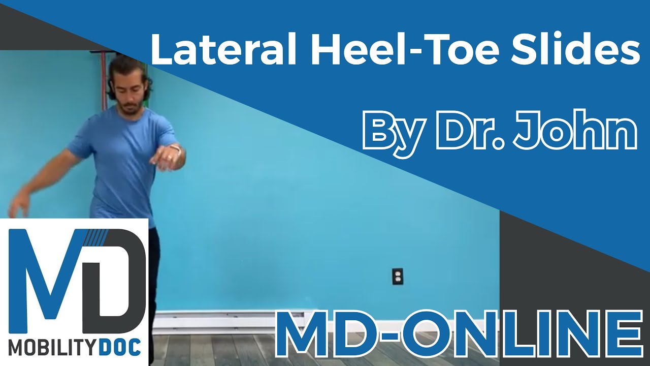 Heel Toe Lateral Slides - YouTube
