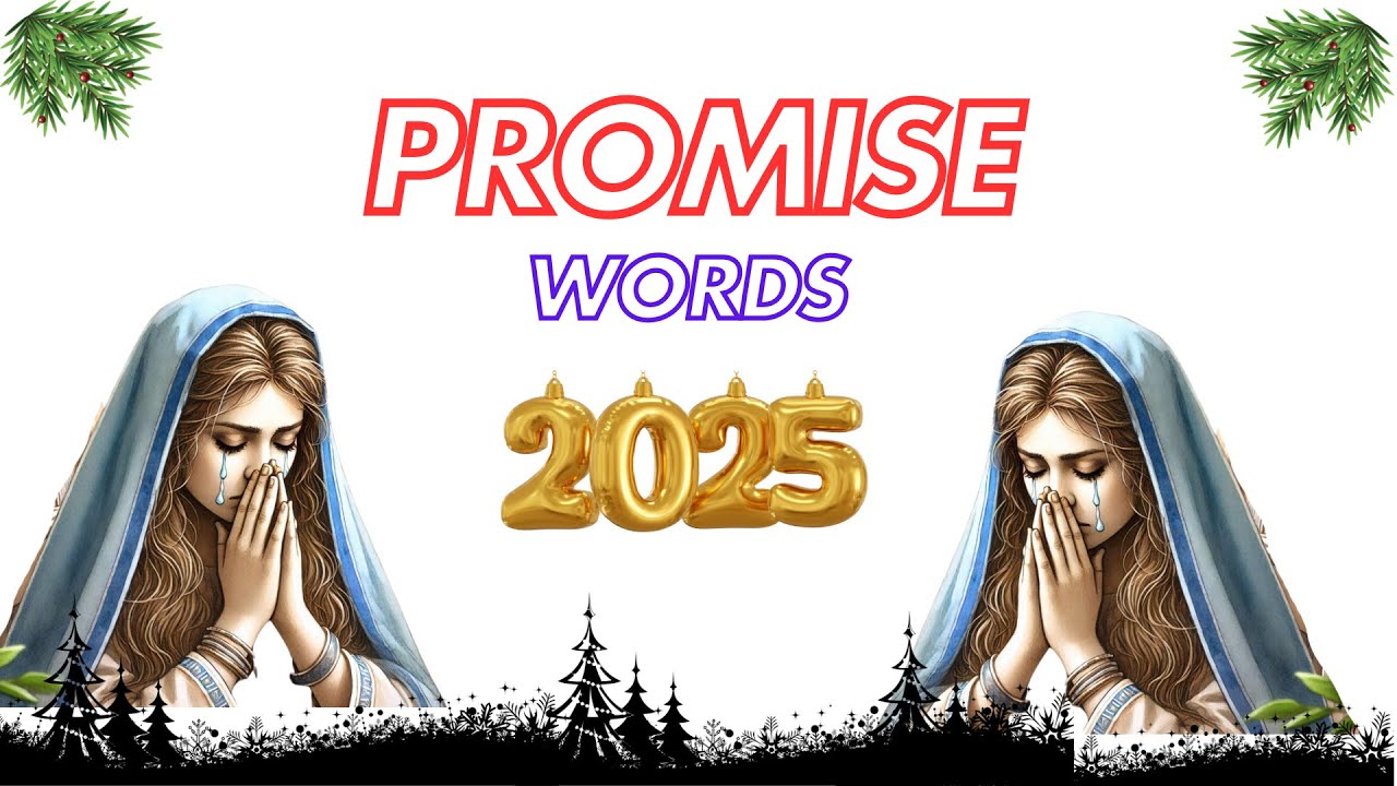 Promise Words for 2025 from The Bible l Blessing Bible verses for New ...