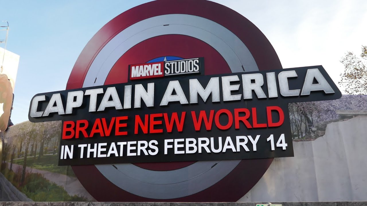 Marvel Studios Captain America Brave New World Billboard Sunset Blvd ...