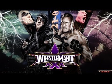 The Undertaker vs Brock Lesnar en WRESTLEMANIA XXX / 22-0? - YouTube