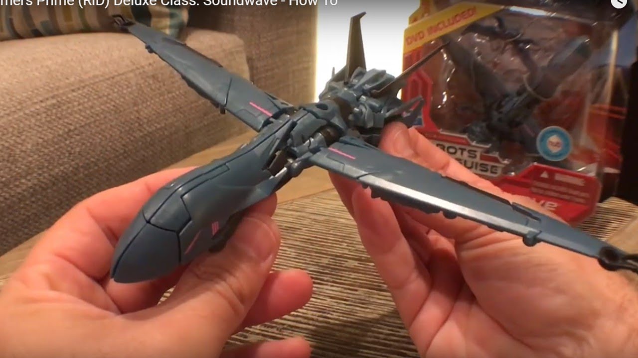 Transformers Prime (RiD) Deluxe Class: Soundwave - How To - YouTube