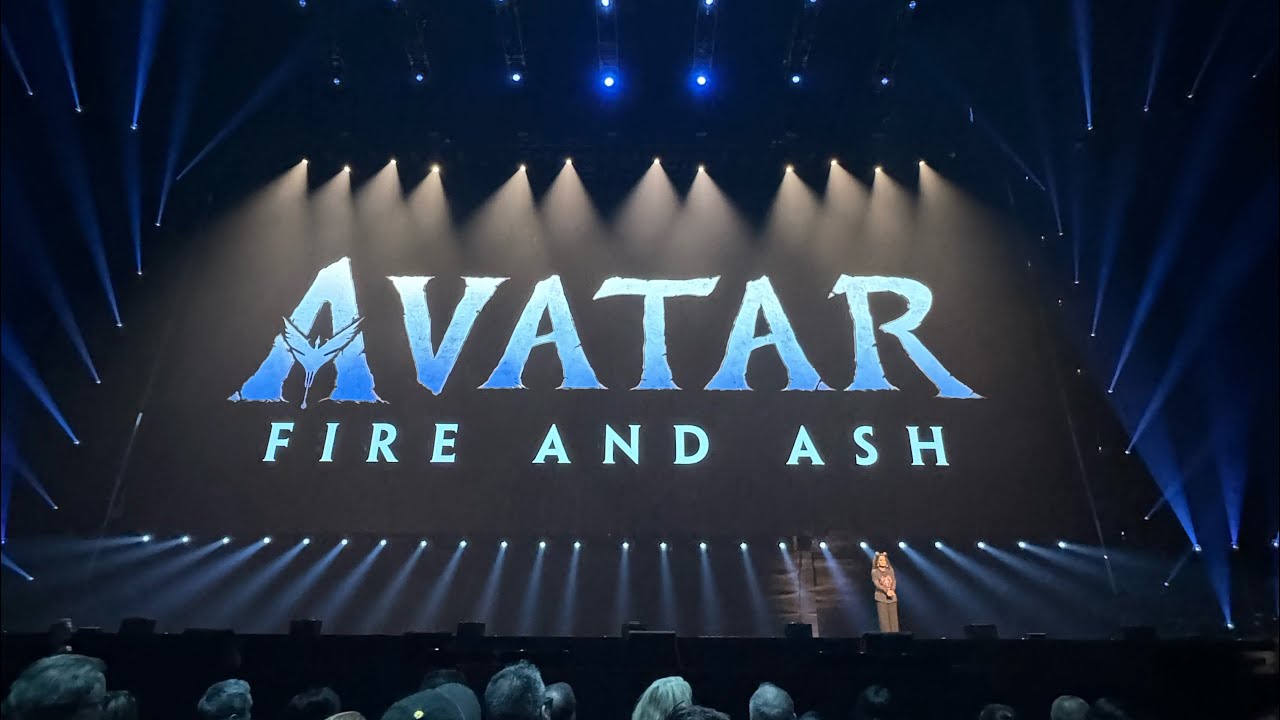Full D23 Avatar 3: Fire and Ash Announcement (4K) featuring James ...