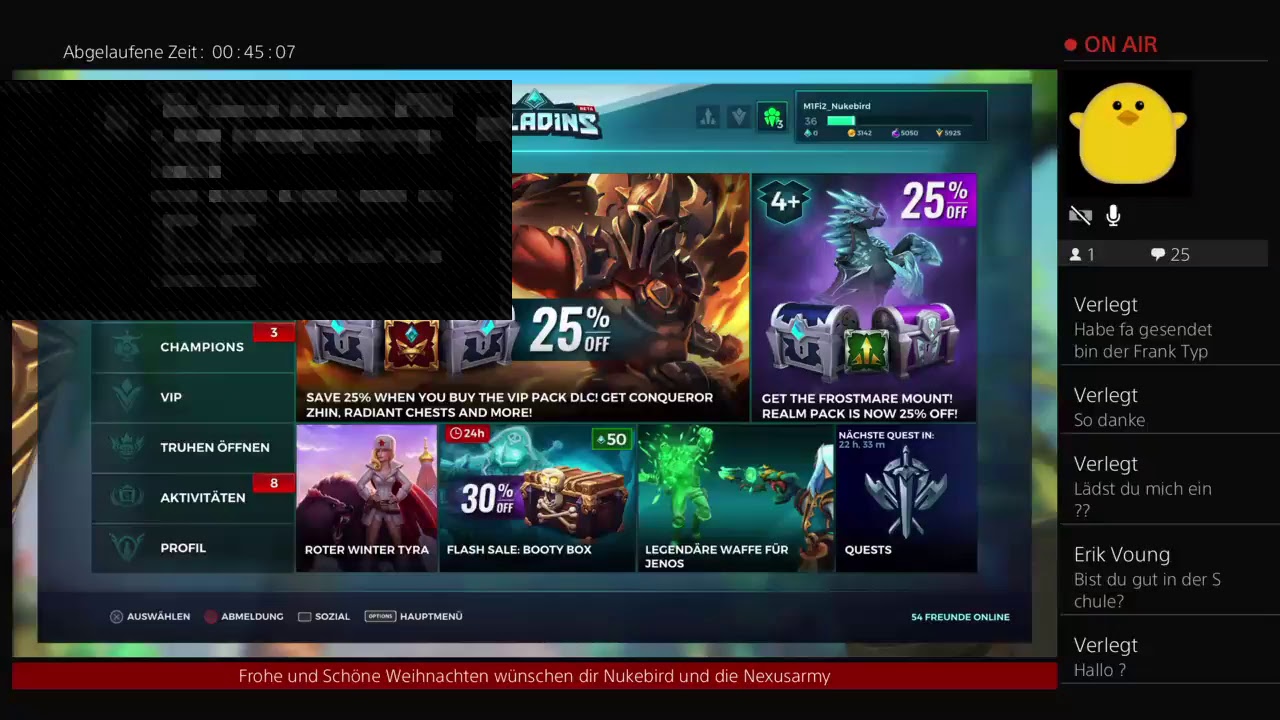 Guten Morgen:) 8h Paladins stream deutsch/German - YouTube