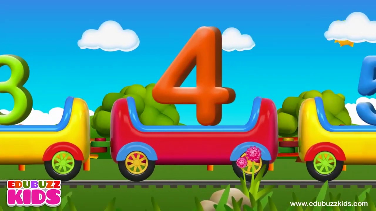 Learning Numbers with Numbers Train for Kiddies - YouTube