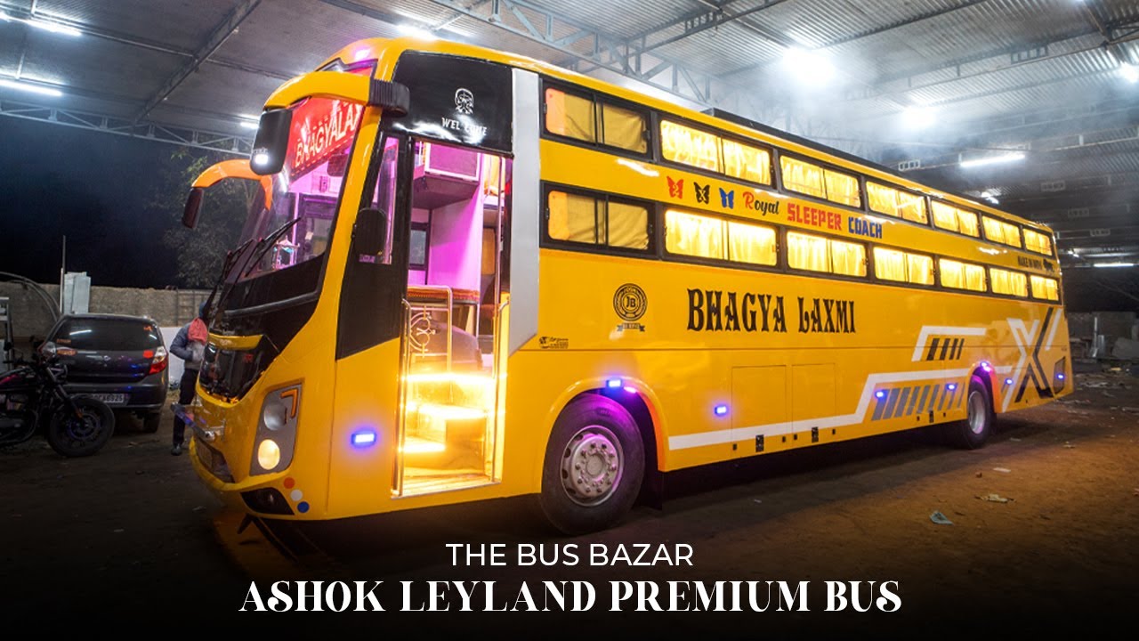 NEW 2x1 NON A/C Sleeper bus Built on Ashok Leyland Chassis | # ...